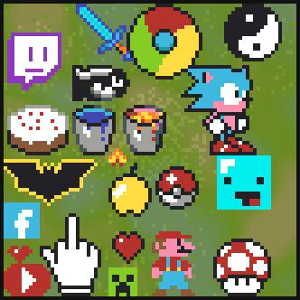 Minecraft Snowball Pixel Art